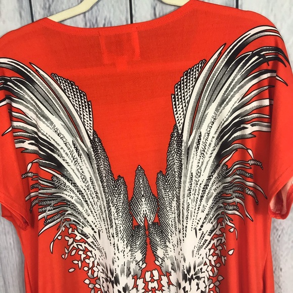 ameri mode | Tops | Ameri Mode Tunic Lg Xl Long Blouse Jeweled Stretch | Poshmark